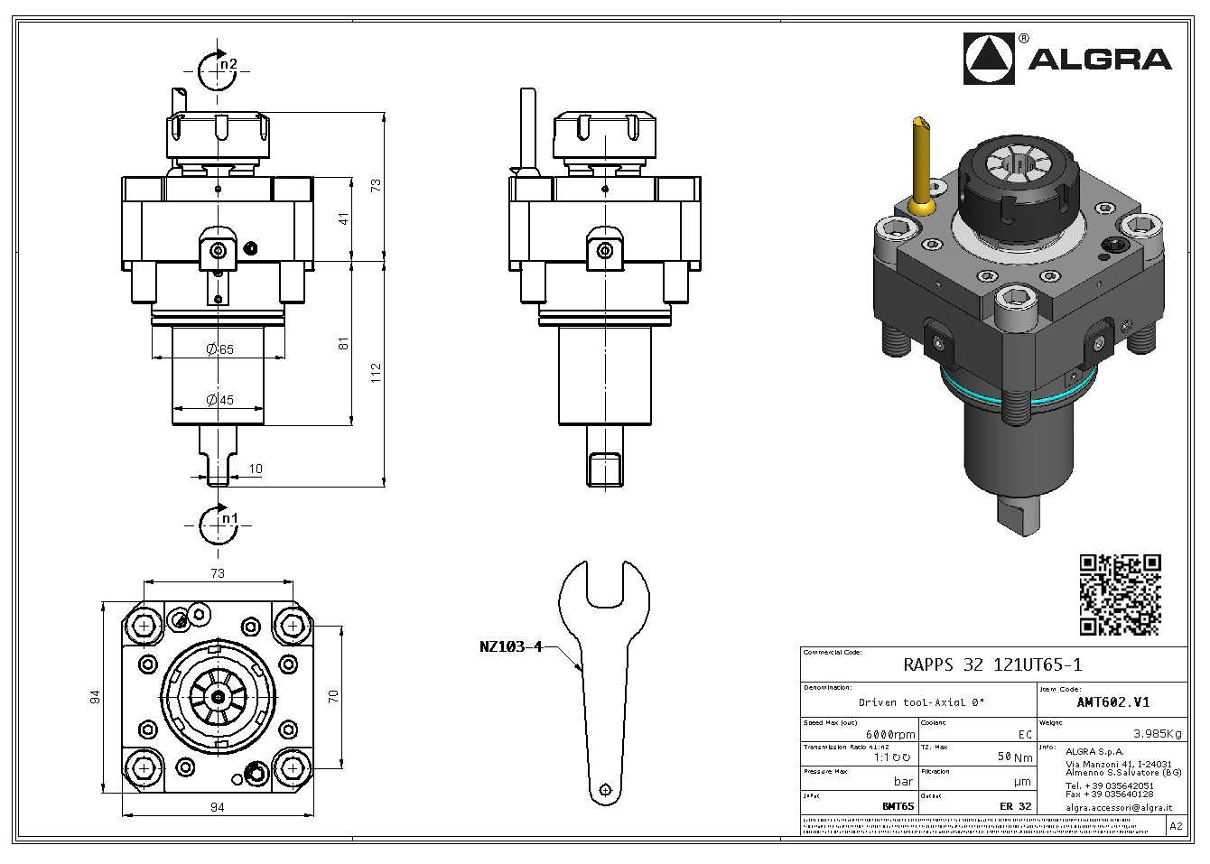 RAPPS 32 121UT65-1 | Algra